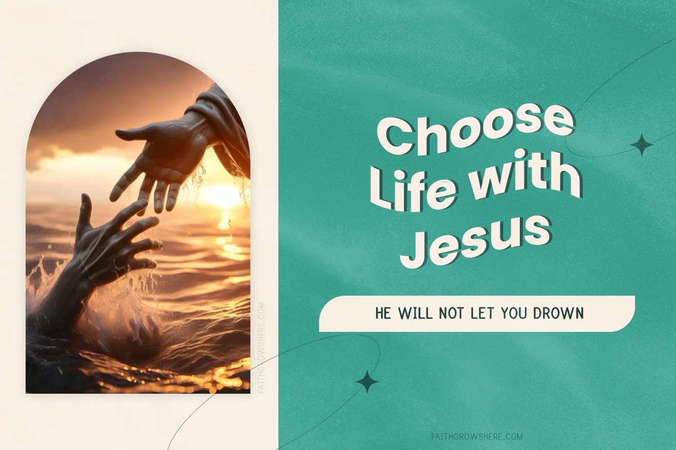 Refuse to Drown, Choose Life with Jesus Now!